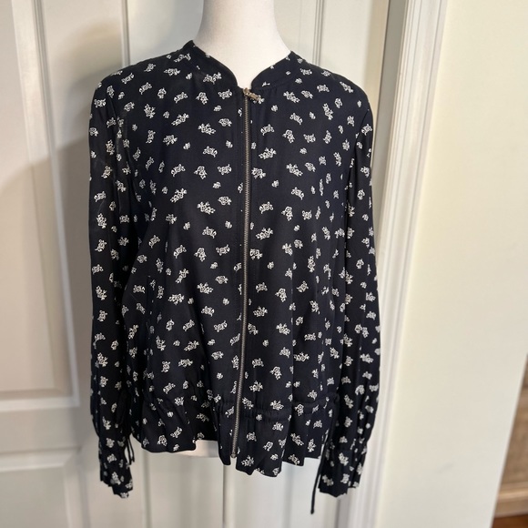 LOFT | Jackets & Coats | Loft Brand New Bomber Type Jacket With ...